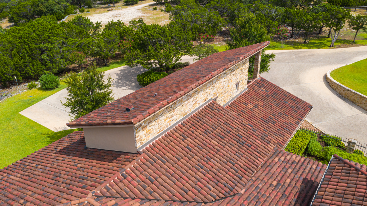 Handmade Clay Tile Roof in Ingram, Texas – Schulte Roofing