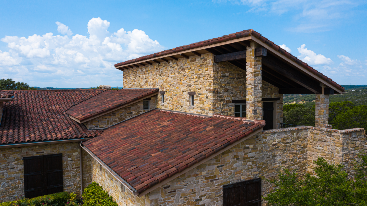 Handmade Clay Tile Roof in Ingram, Texas – Schulte Roofing